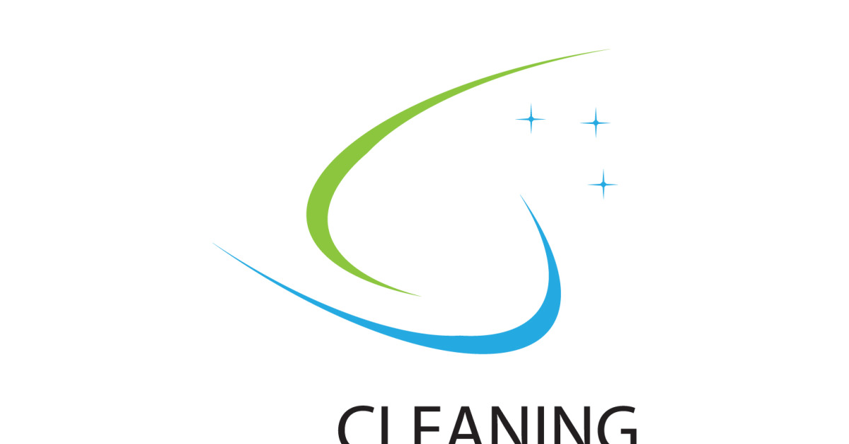 Servicio de limpieza icono logo vector v39 - TemplateMonster