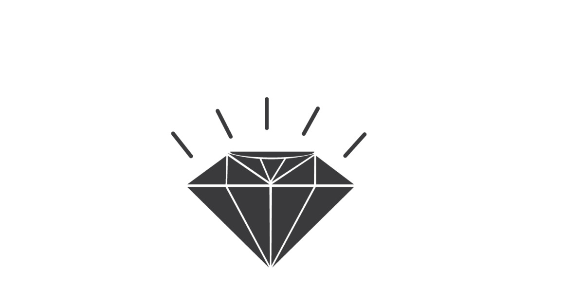 Diamond logo vector element version v5 - TemplateMonster