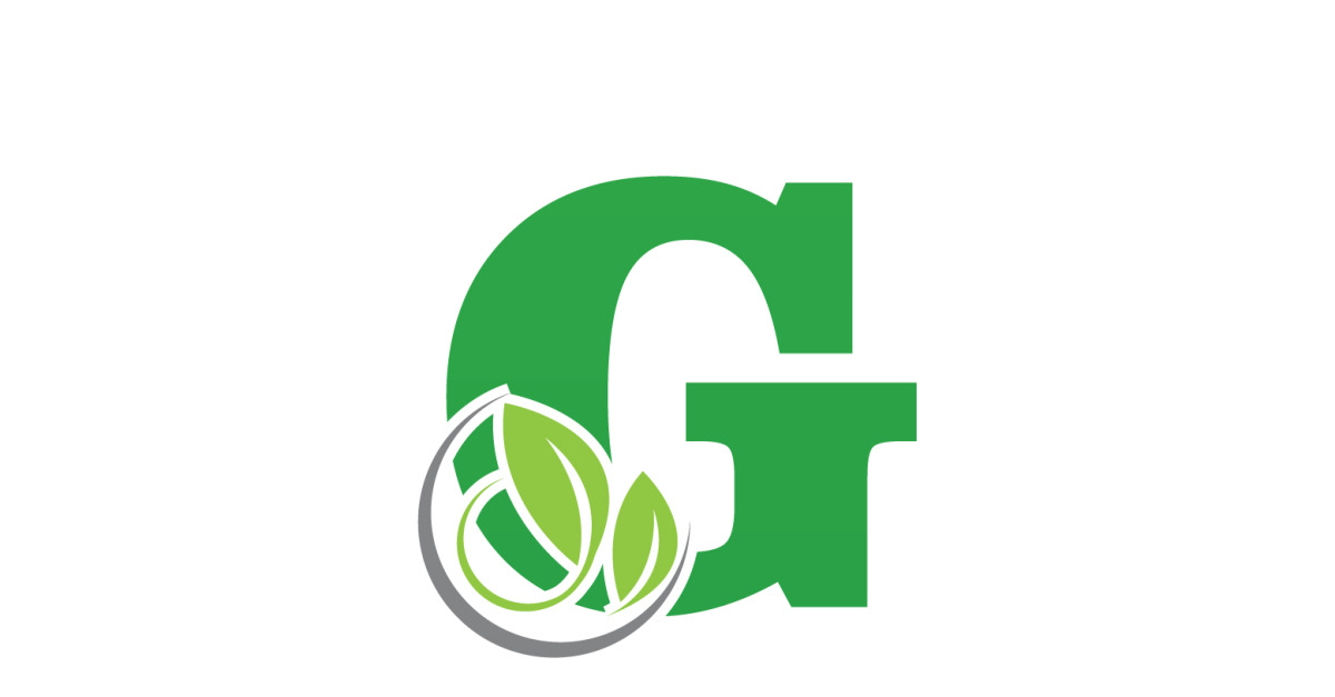 G letter leaf green logo icon version v24 - TemplateMonster