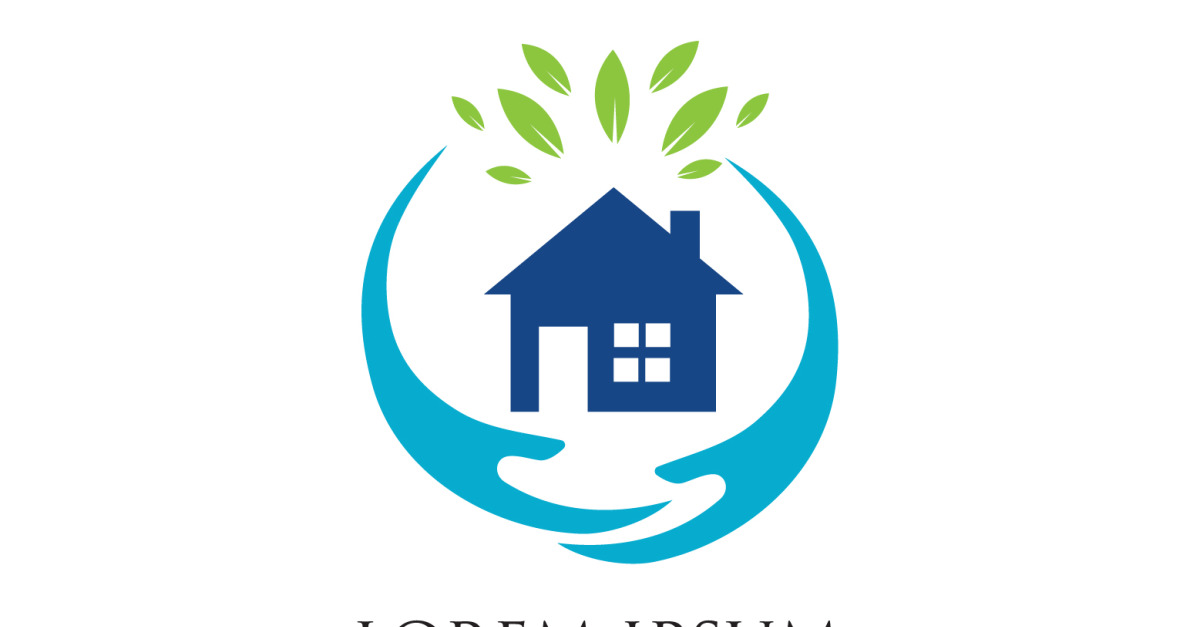 Evde bakım binası logosu sürümü v13 #390050 - TemplateMonster