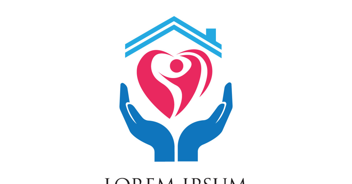 Home care building logo version v11 #390044 - TemplateMonster