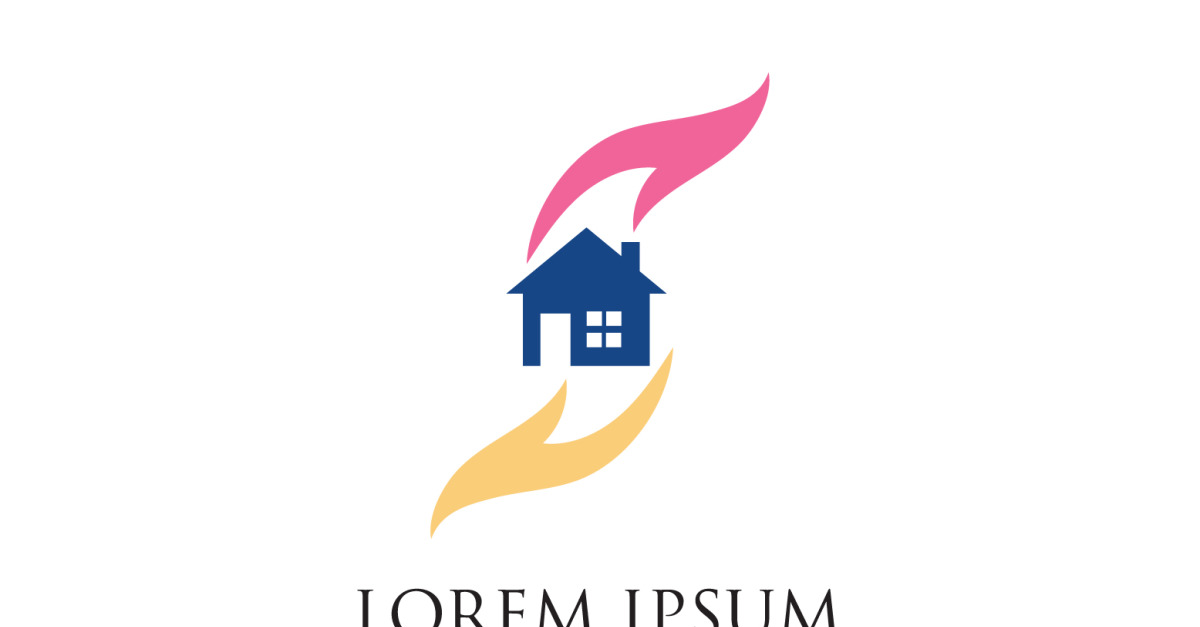 Home care building logo version v12 #390042 - TemplateMonster