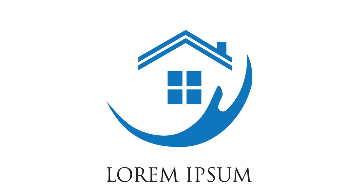 Home care building logo version v21 #390052 - TemplateMonster