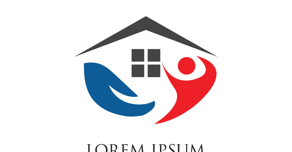 Home care building logo version v24 #390061 - TemplateMonster