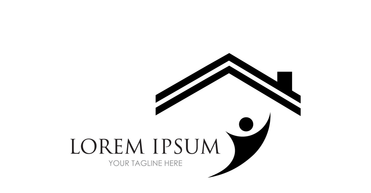 Home care building logo version v28 #390060 - TemplateMonster