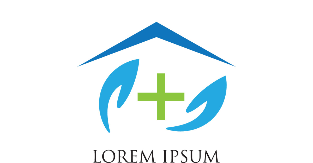 Home care building logo version v29 #390066 - TemplateMonster