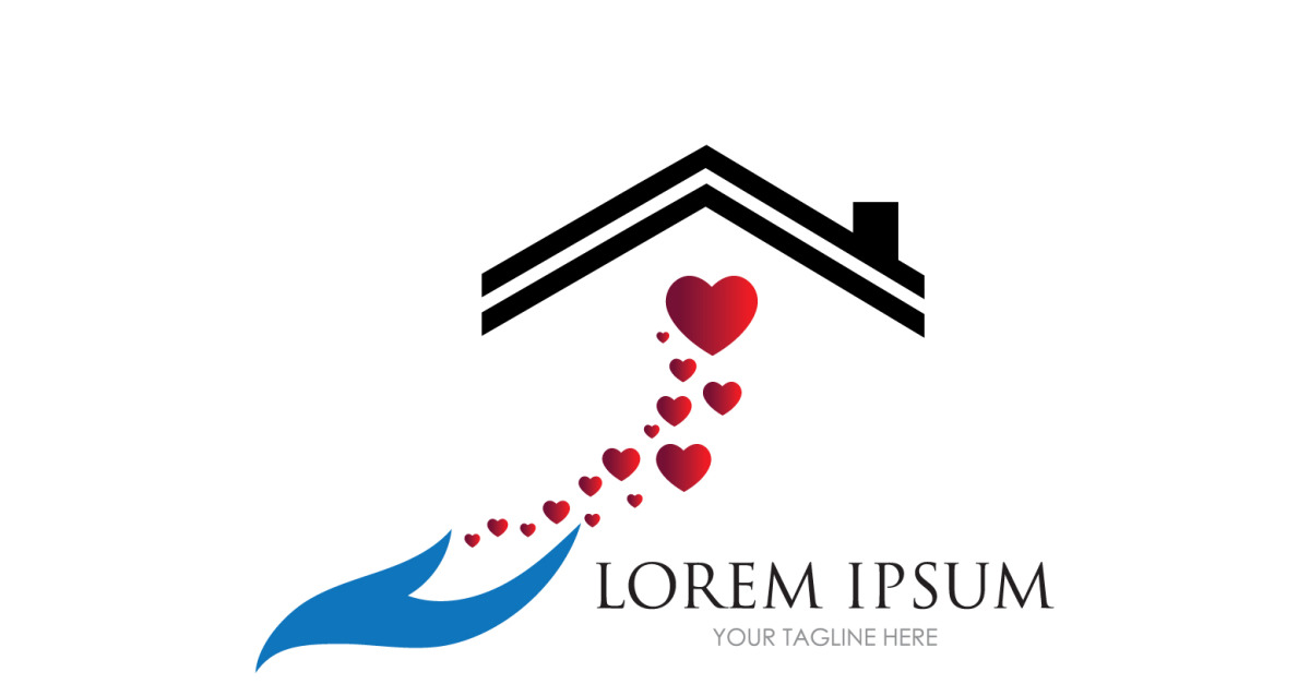 Home care building logo version v30 #390063 - TemplateMonster