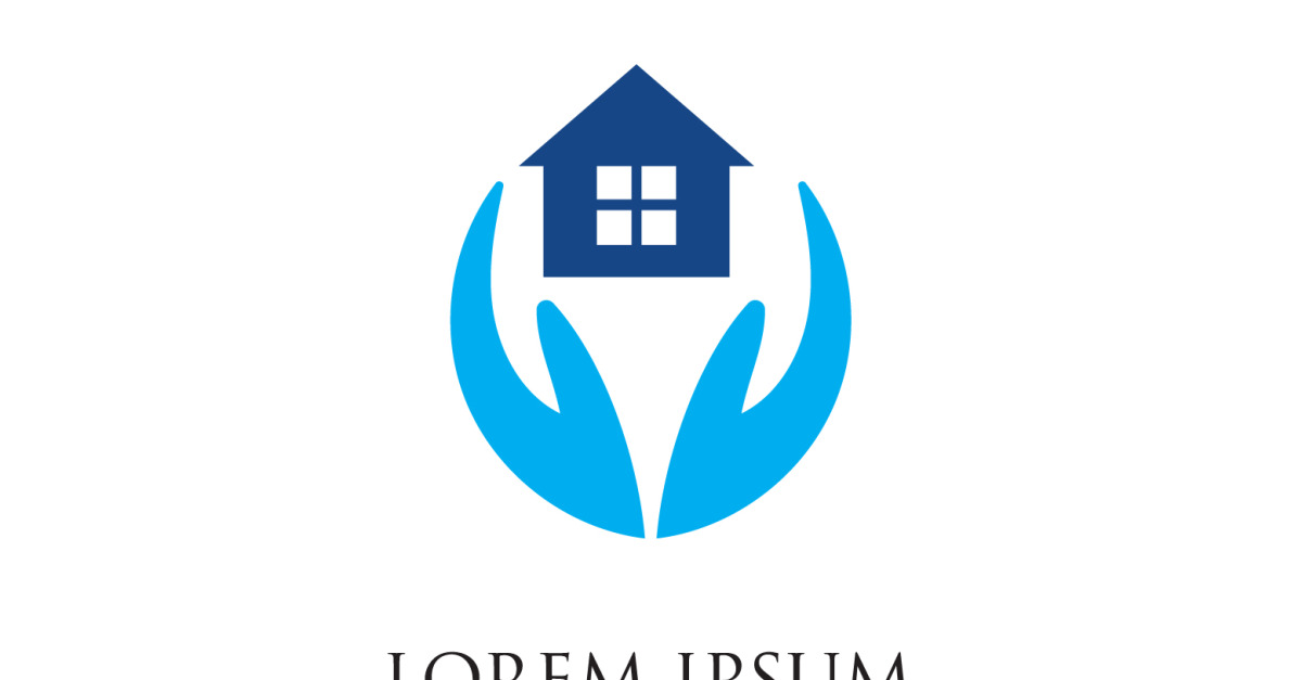 Home care building logo version v32 #390071 - TemplateMonster