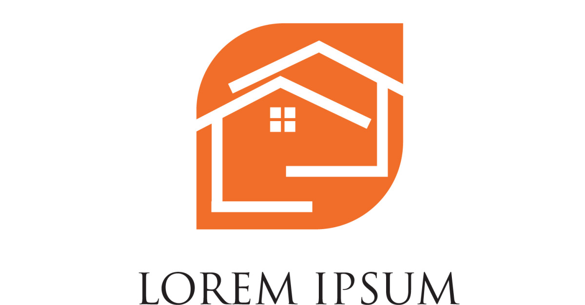 Home care building logo version v36 #390069 - TemplateMonster