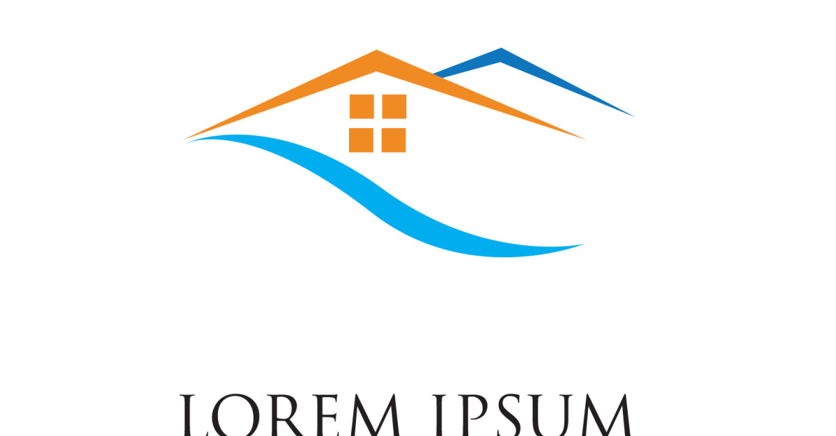 Home care building logo version v37 #390076 - TemplateMonster