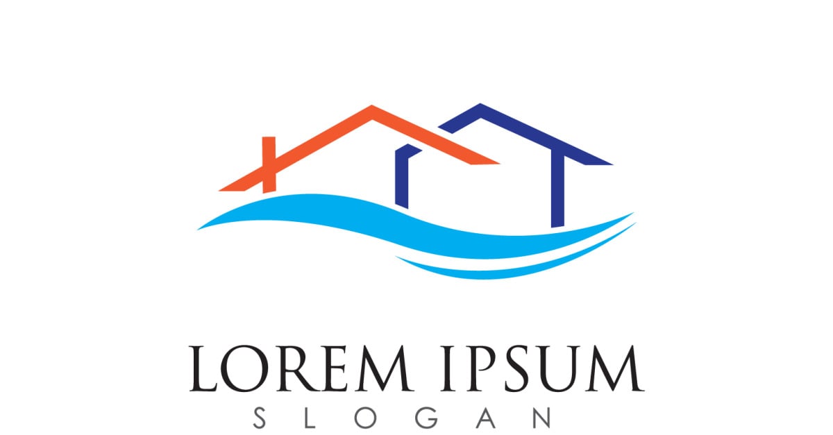 Home care building logo version v46 #390085 - TemplateMonster