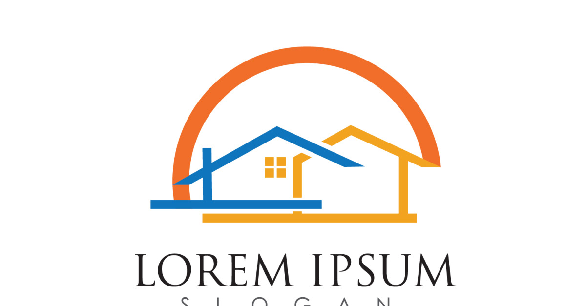 Home care building logo version v49 #390086 - TemplateMonster