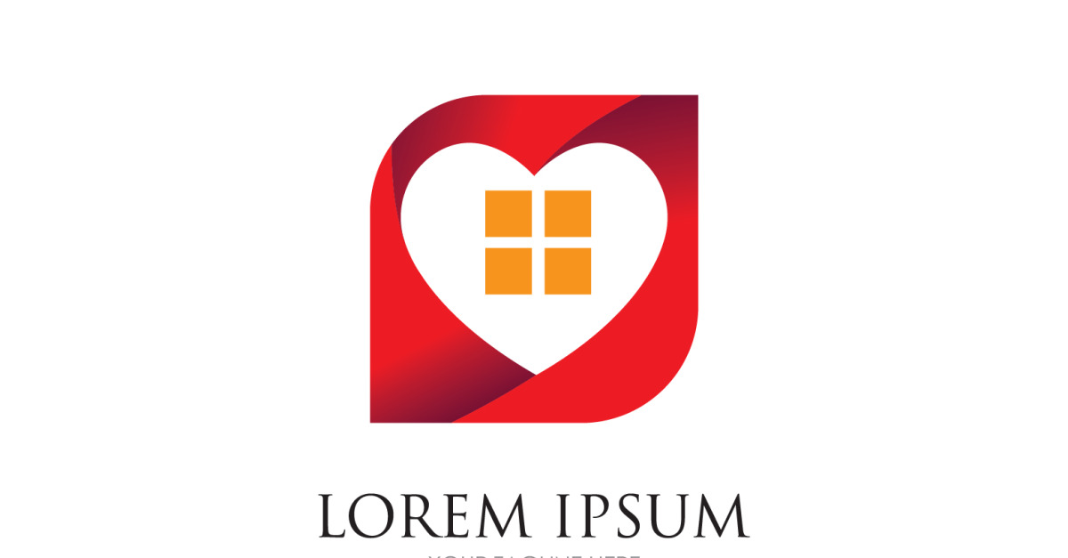 Home care building logo version v9 #390051 - TemplateMonster