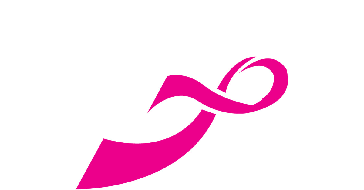 Elemento logo icona nastro rosa versione v44