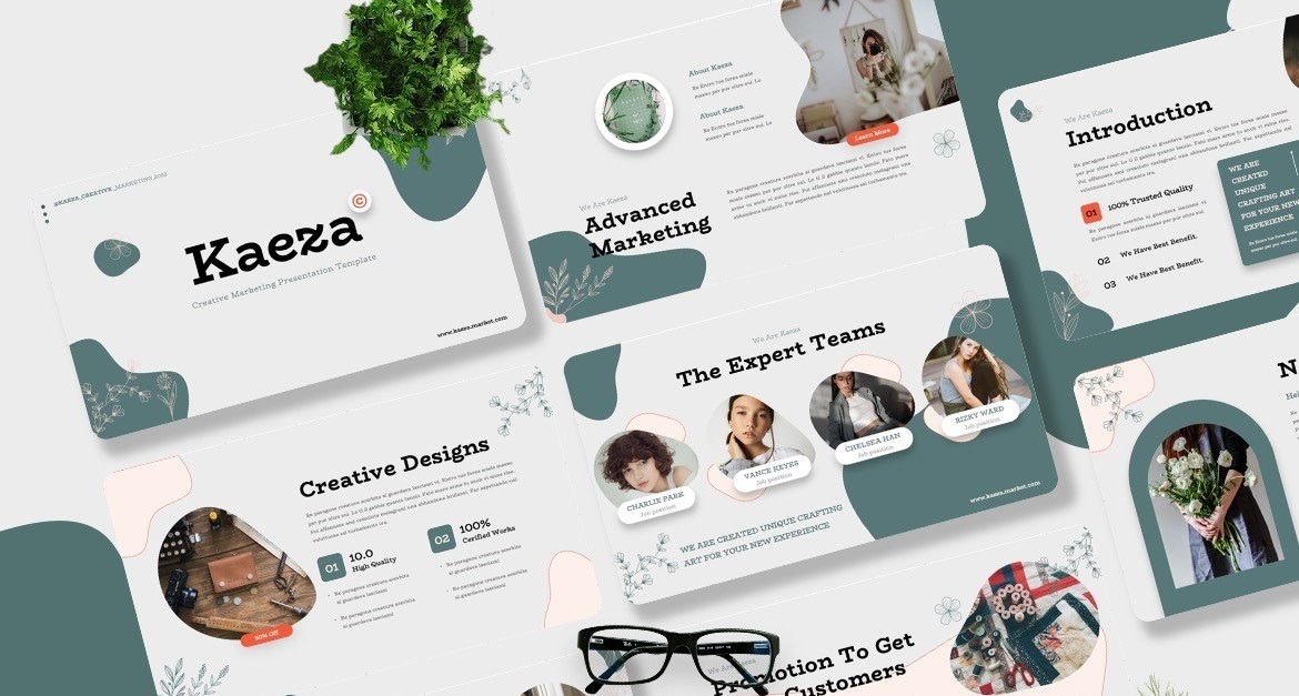 Kaeza - Plantilla de Keynote de marketing creativo