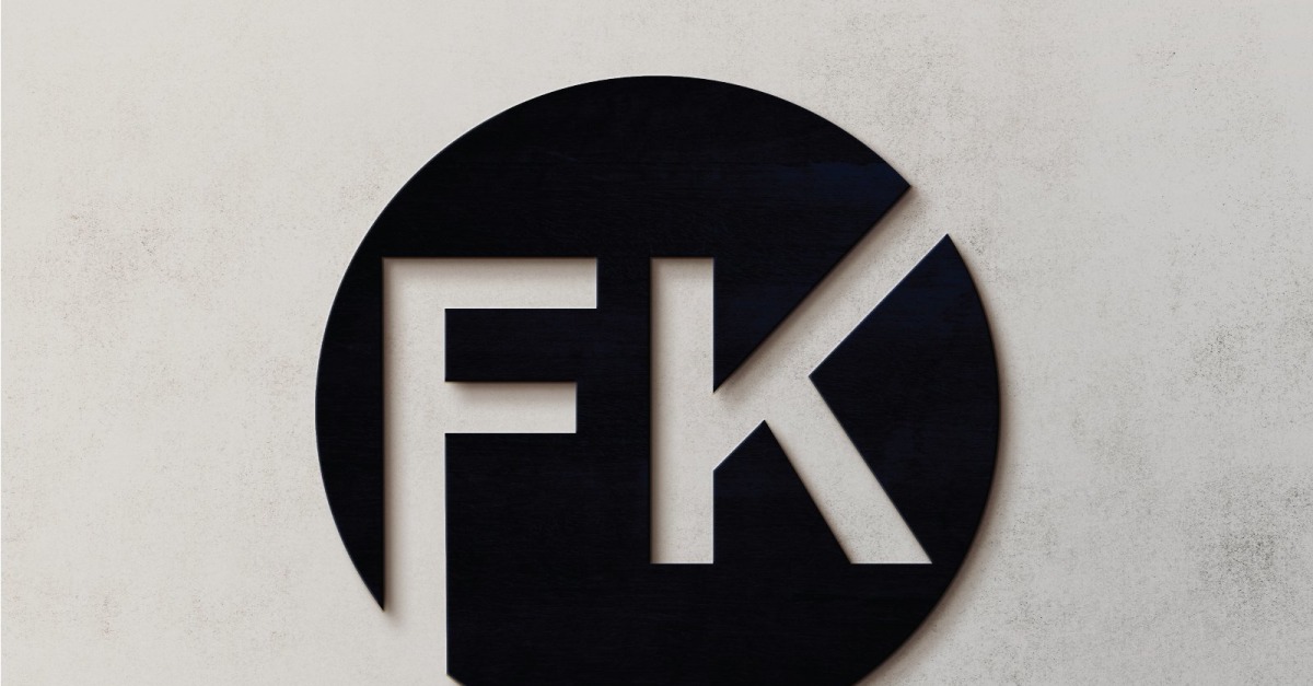 Návrh šablony loga Monogram FK #390501 - TemplateMonster