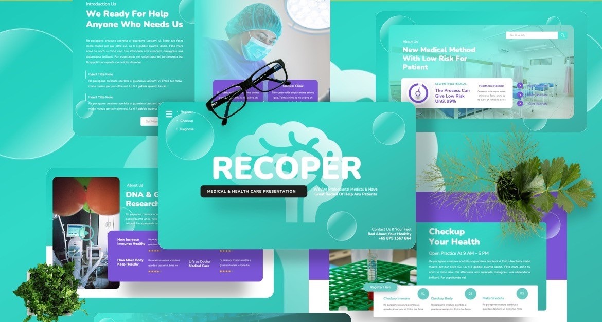 Reoper - Modèle PowerPoint de soins de santé