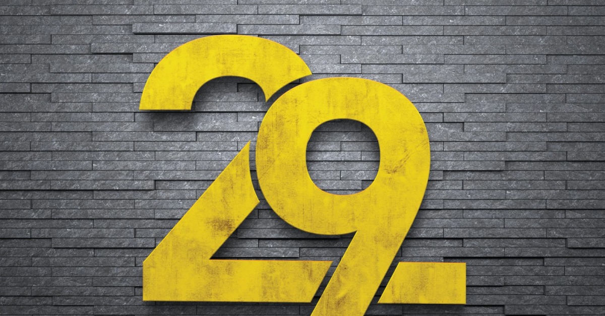 Creative Number 29 Logo Template Design - TemplateMonster