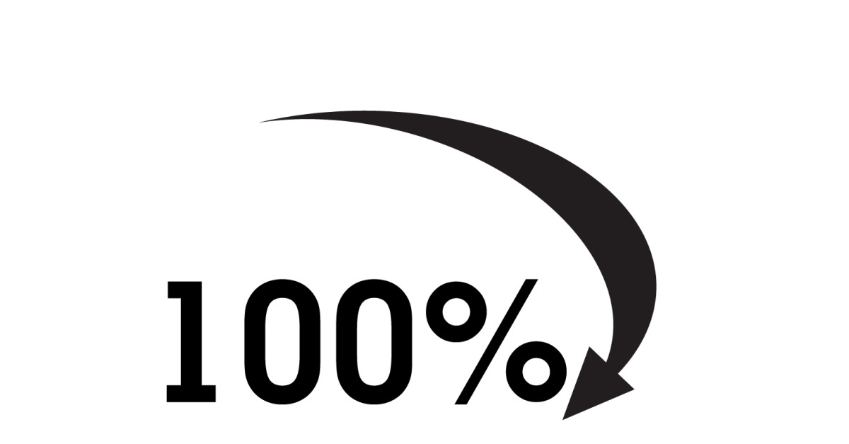 Verze loga symbolu 100 perentů v32 #391316 - TemplateMonster