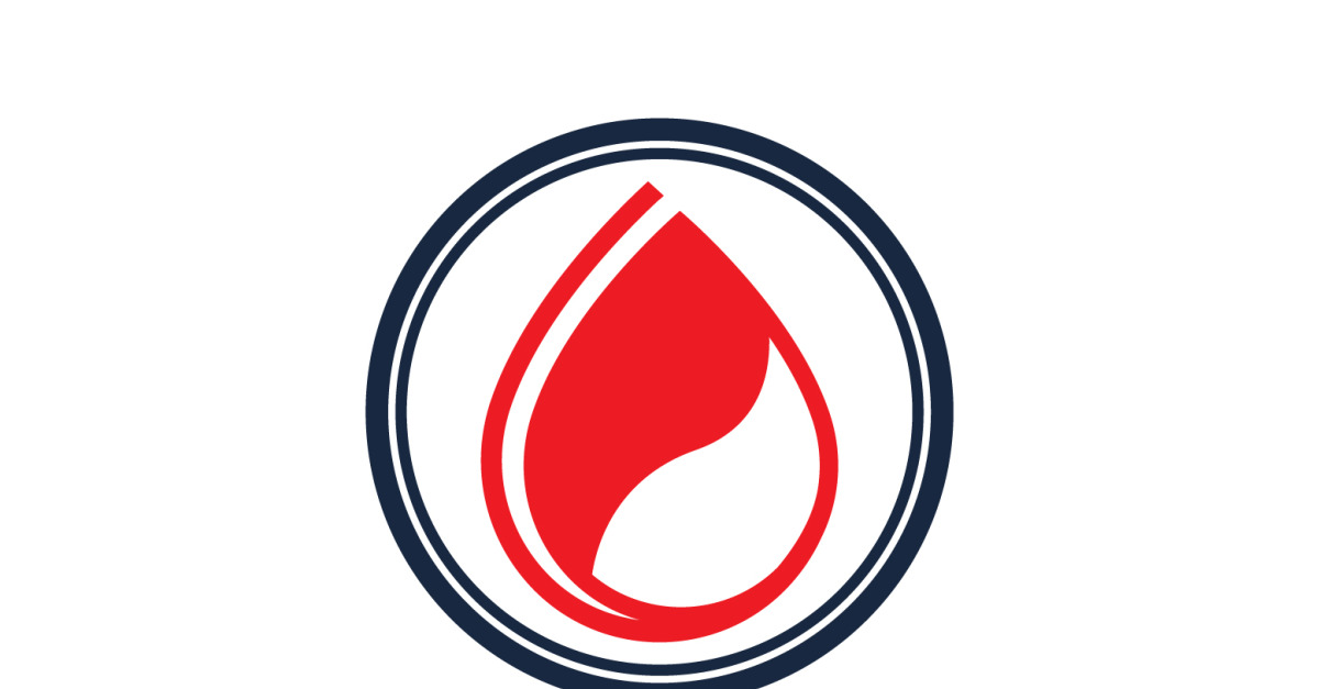 Šablona loga ikony kapky krve verze v7 - TemplateMonster