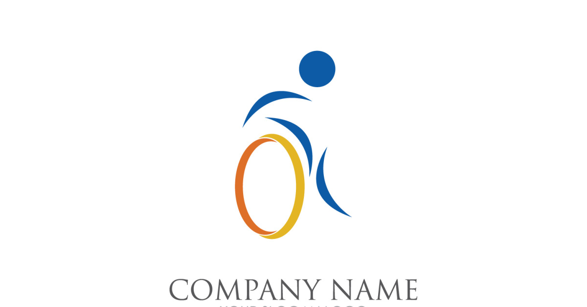 Difabel logo icon template version v37 - TemplateMonster