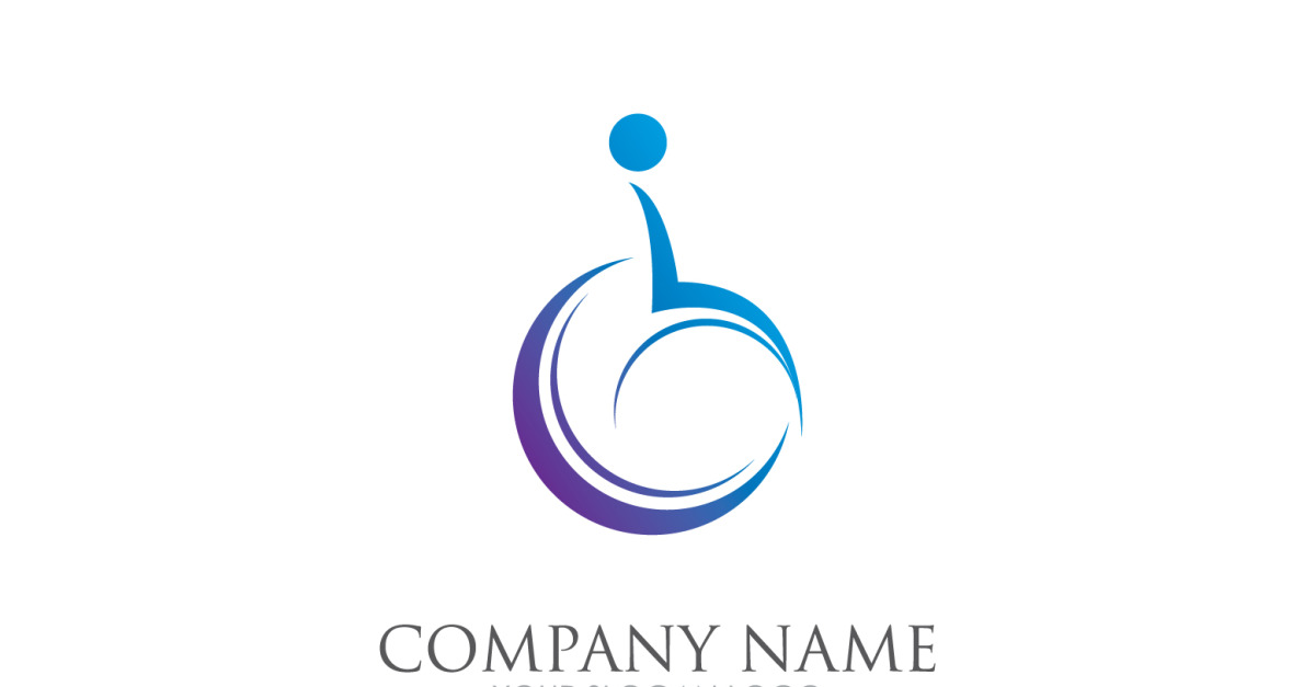 Difabel logo icon template version v55 - TemplateMonster