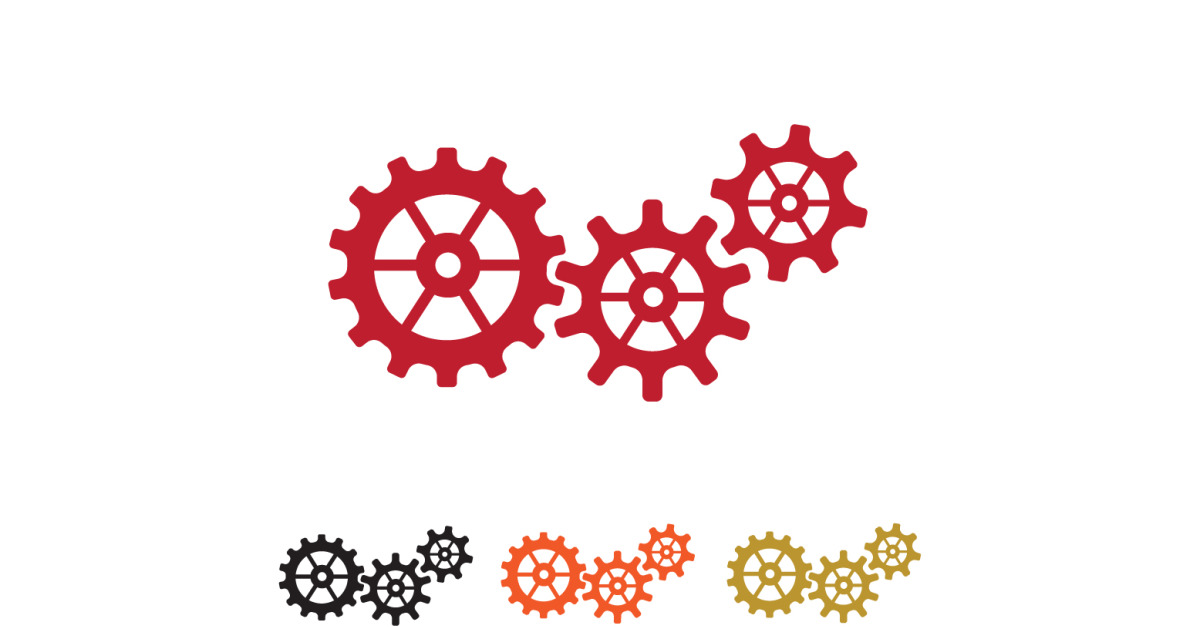 Gear box logo icon template vector v20 - TemplateMonster