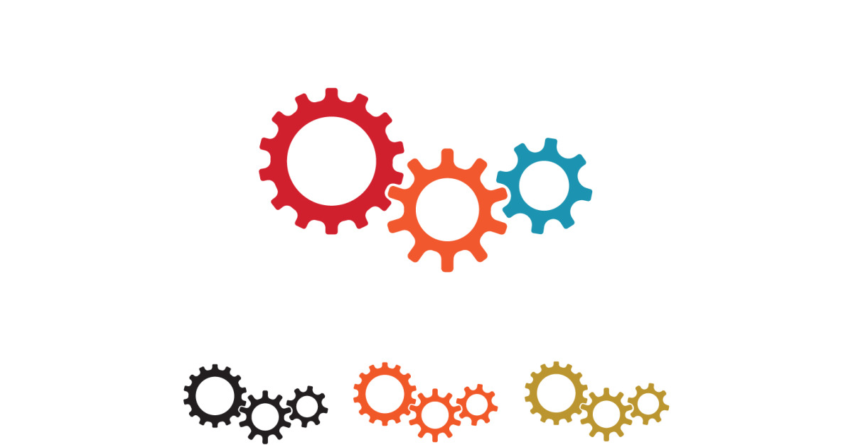 Gear box logo icon template vector v5 - TemplateMonster