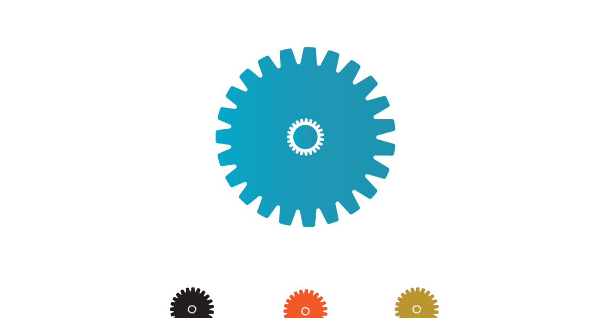 Gear box logo icon template vector v61 - TemplateMonster