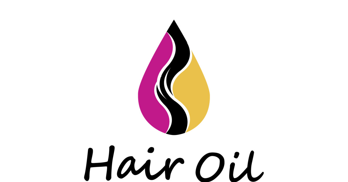 Hair oil health logo vector template v53 - TemplateMonster