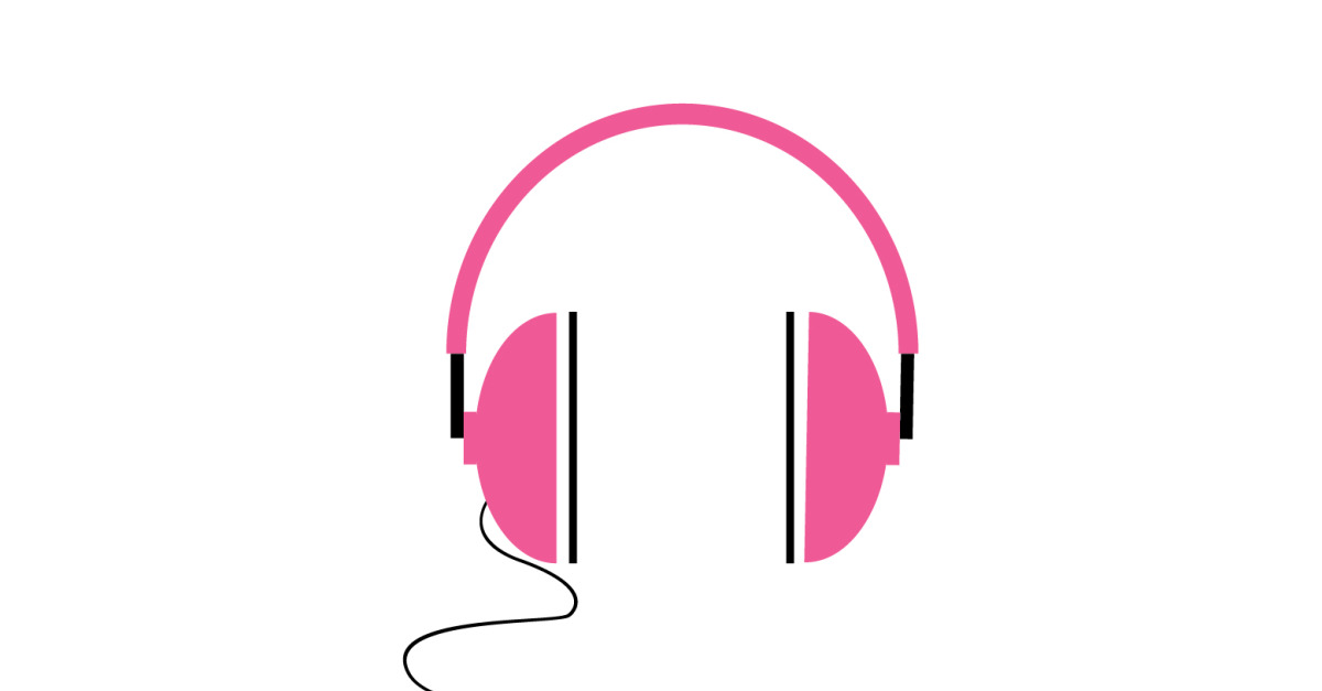Headphone music podcast logo vector v58 - TemplateMonster
