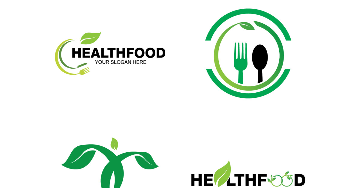 Health food logo template element v11 - TemplateMonster