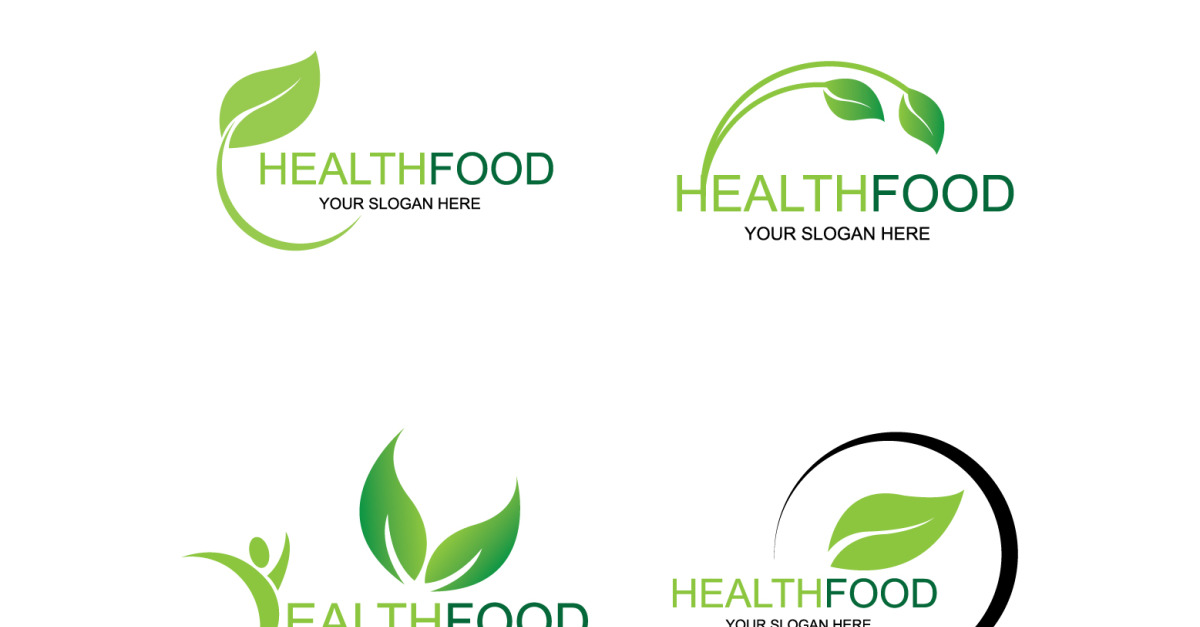 Health food logo template element v18 - TemplateMonster