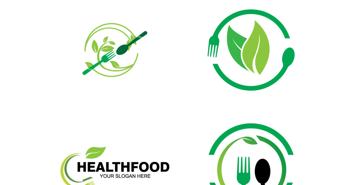 Health food logo template element v27 - TemplateMonster