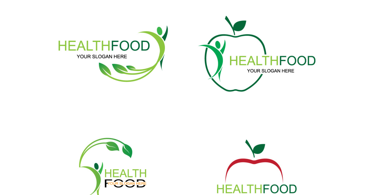 Health food logo template element v31 - TemplateMonster