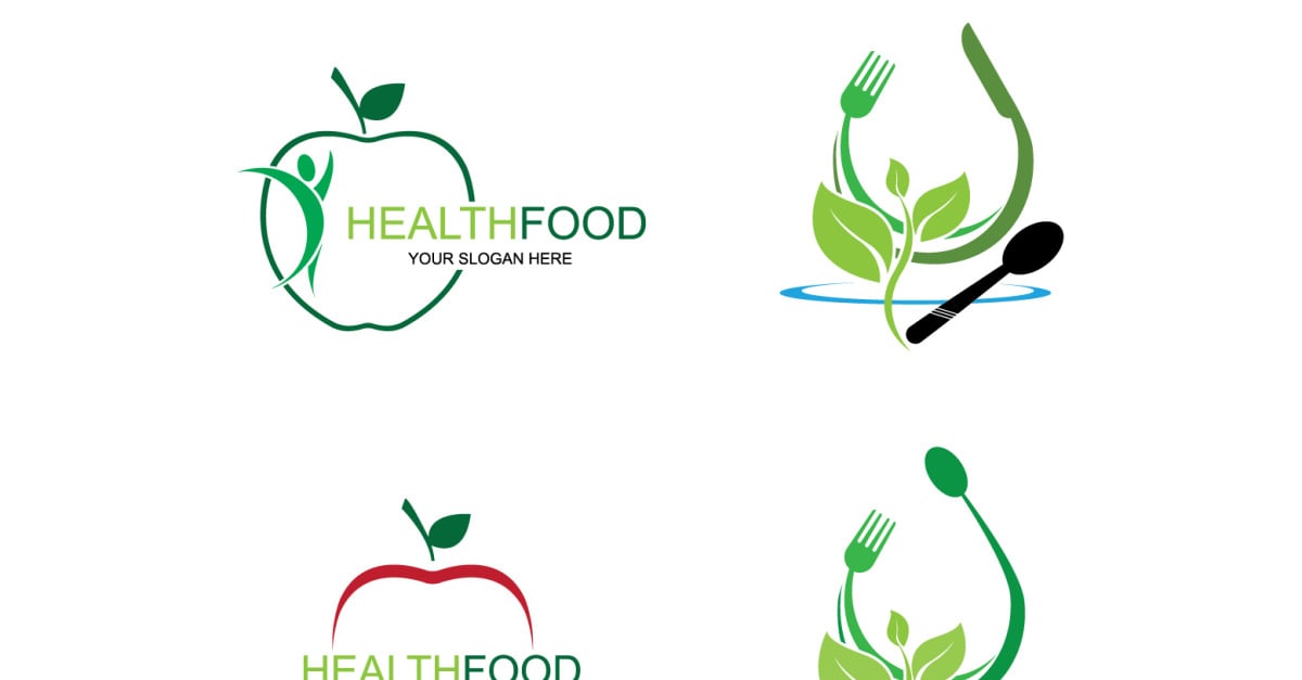 Health food logo template element v32 - TemplateMonster