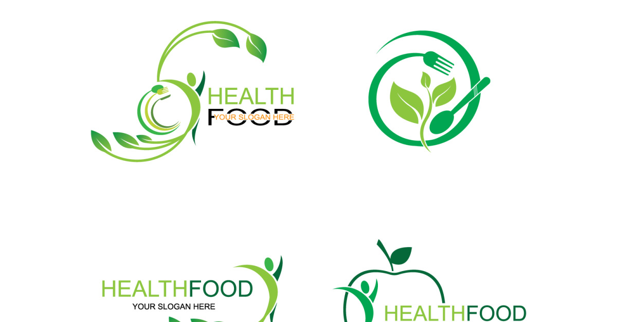 Health food logo template element v39 - TemplateMonster