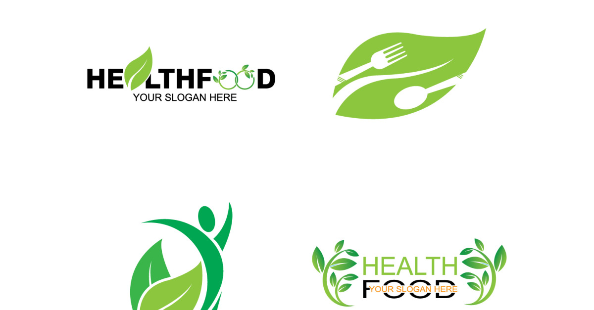 Health food logo template element v52 - TemplateMonster