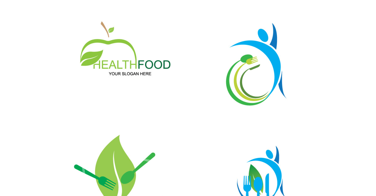 Health food logo template element v56 - TemplateMonster
