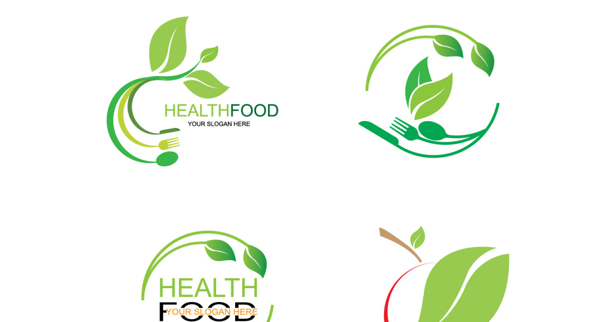 Health food logo template element v62 - TemplateMonster