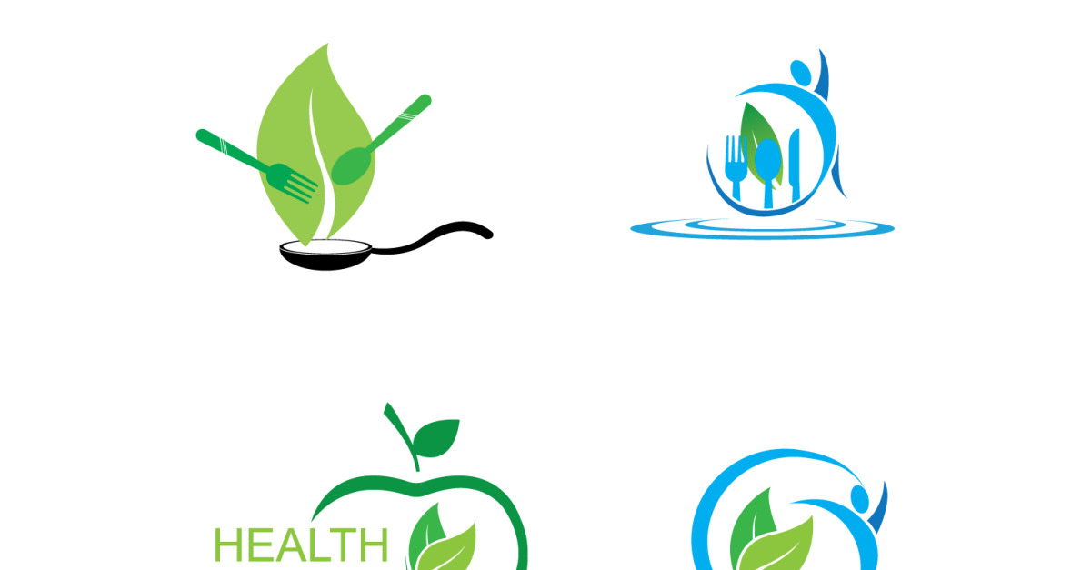Health food logo template element v64 - TemplateMonster