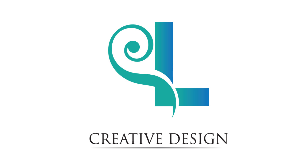 Letter L initial name logo vector v56 - TemplateMonster