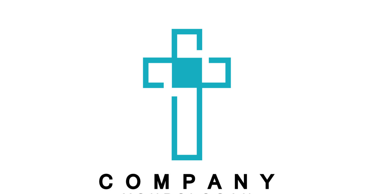 Christliches Kreuz Logo Logo Der Kirche, Christliches Symbol, Die