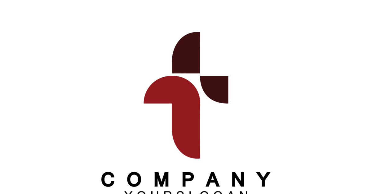 Hıristiyan haç simgesi logo vektör v10 - TemplateMonster