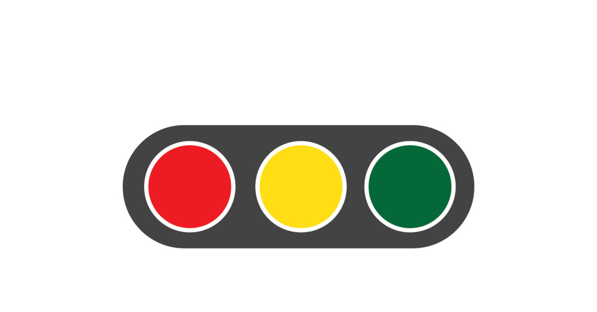Trafic light icon logo vector template v11 - TemplateMonster