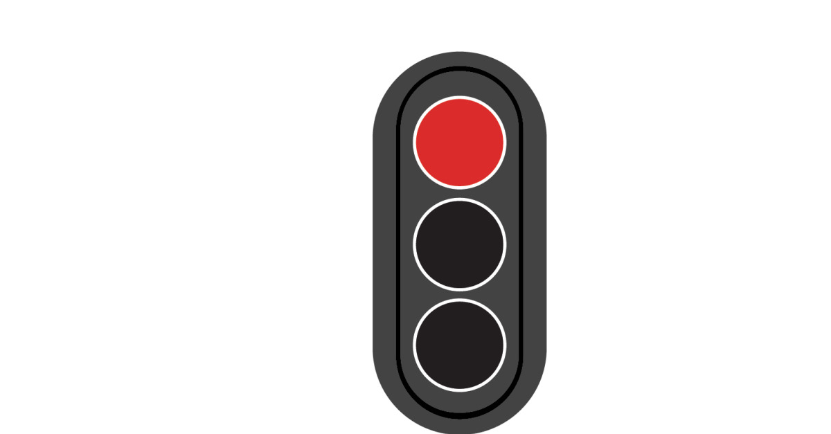 Trafic light icon logo vector template v42 - TemplateMonster