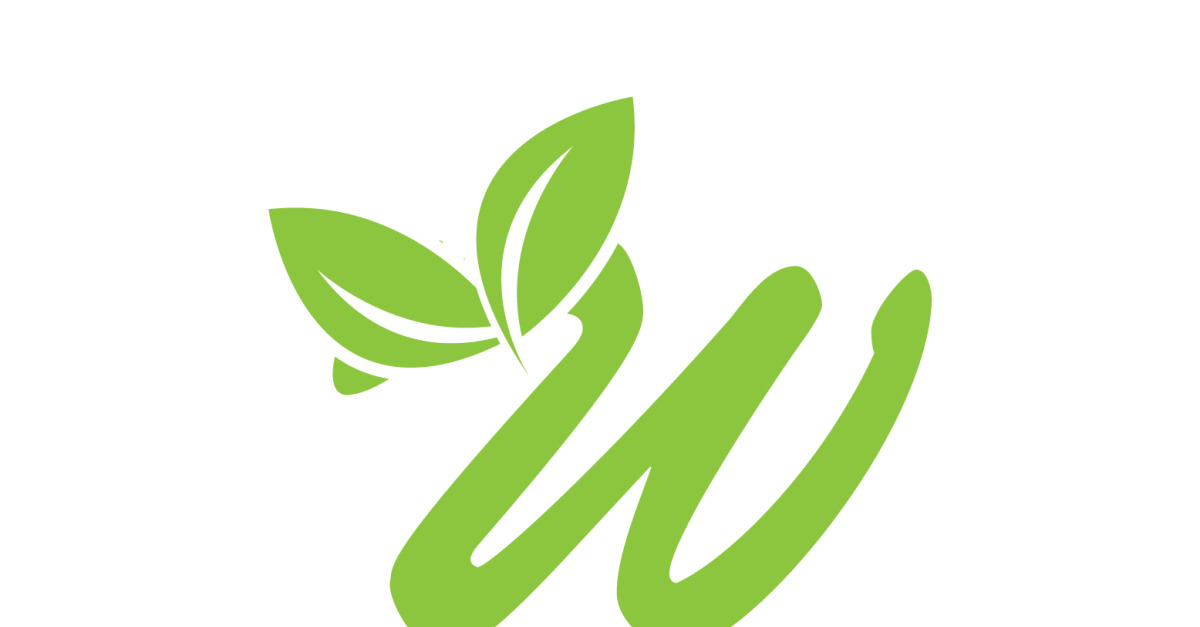 W harfi ilk şirket adı vektörü v57 #392510 - TemplateMonster