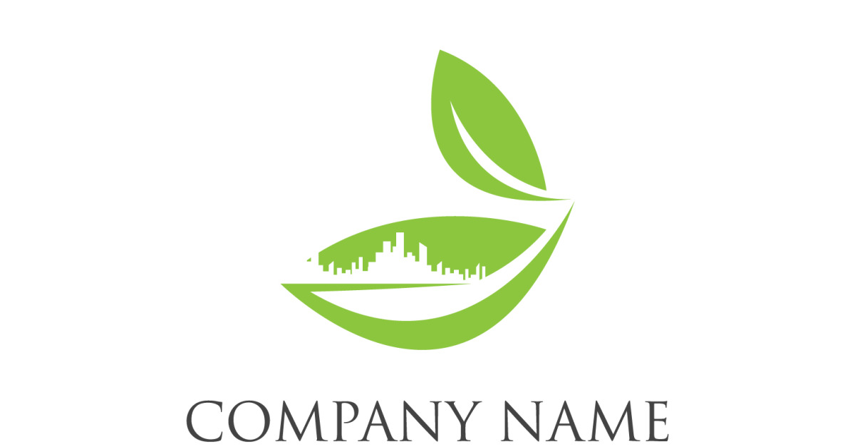 World leaf go green logo vector v15 #392529 - TemplateMonster