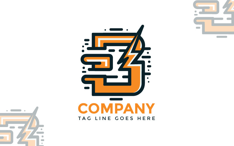 B Logo Electronic Elegance: Vector Design for Modern Brands