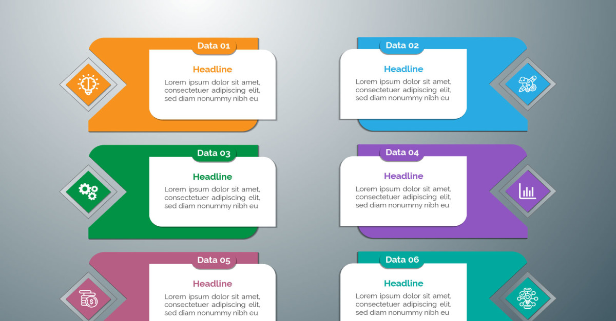Vektor-EPS-Statistik-Infografik-Design mit Symbol.
